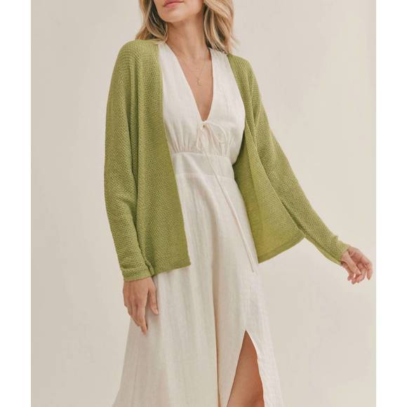 Sadie & Sage | Sweaters | New Sadie Sage Palm Tree Cardigan In Green ...